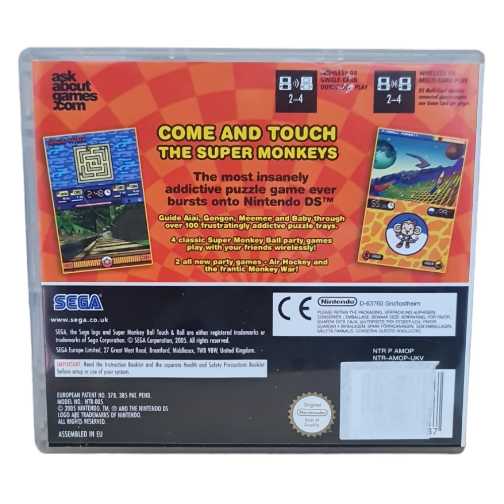 Pre-owned Super Monkey Ball Touch And Roll DS Game - Own4Less